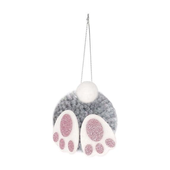 Easy Install Rabbits Ears and Tail Hanging Ornament for Seasonal ...