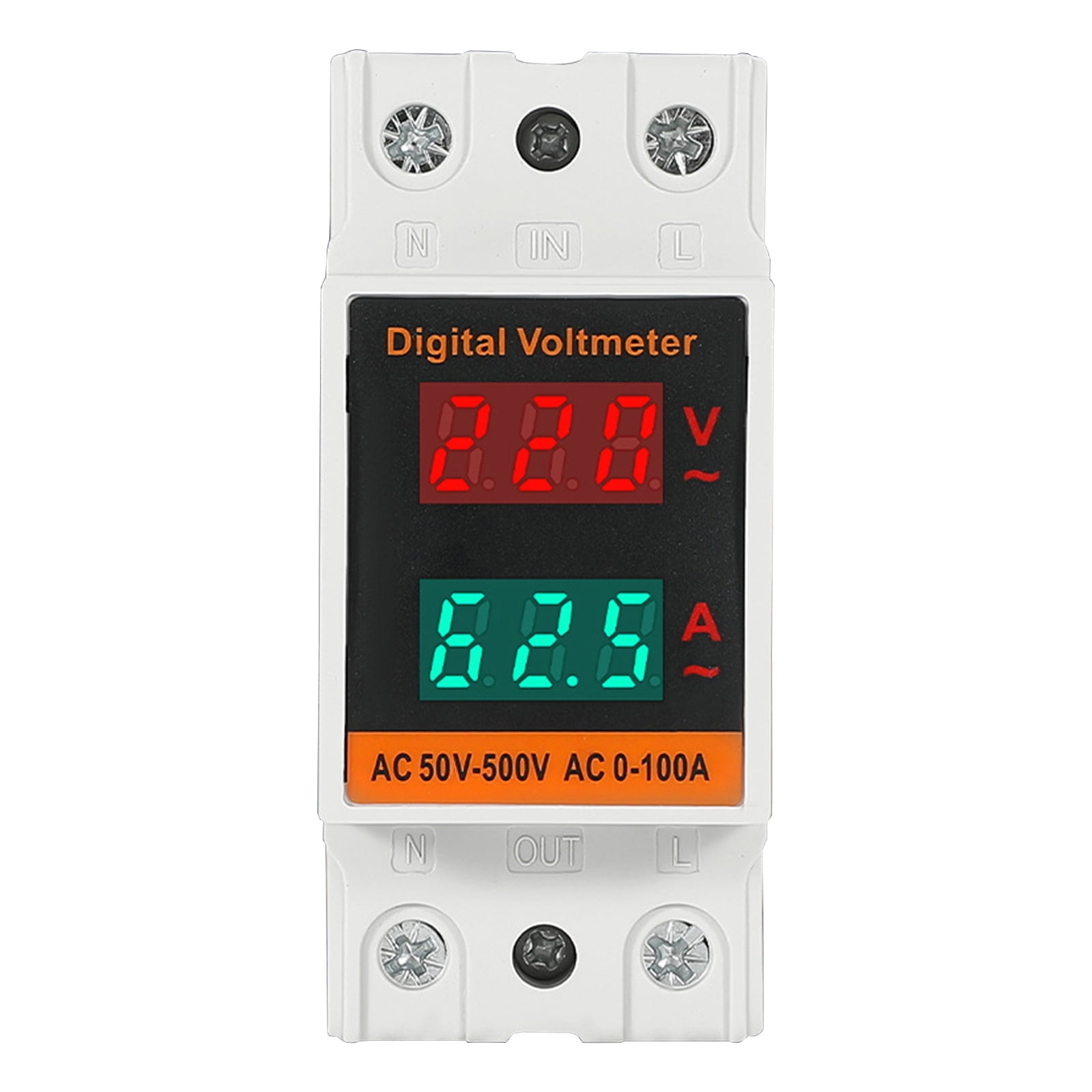 Easy Install Rails Mount Voltages & Current Monitors with LCD Screen ...