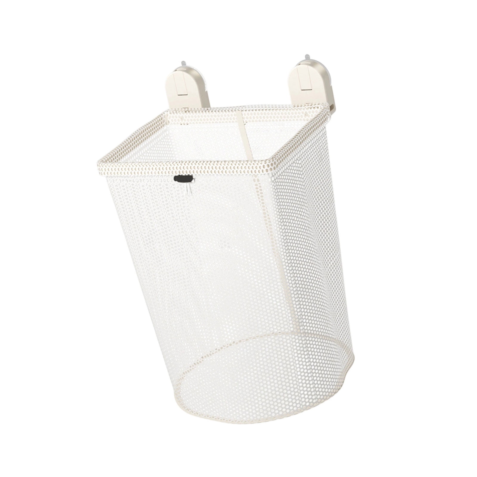 Easy Install Suction Cup Laundry Basket Foldable Meshes Storage Modern ...