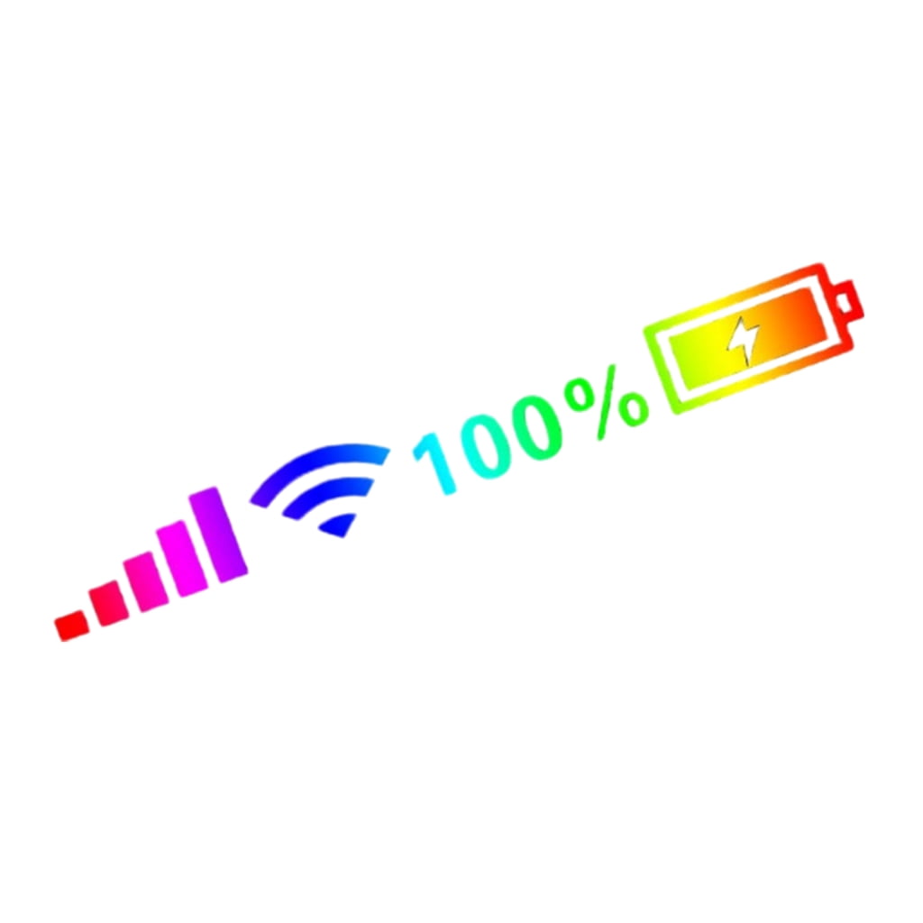 Easy Install WiFi Signal Sticker Battery Indicator Excellent for ...