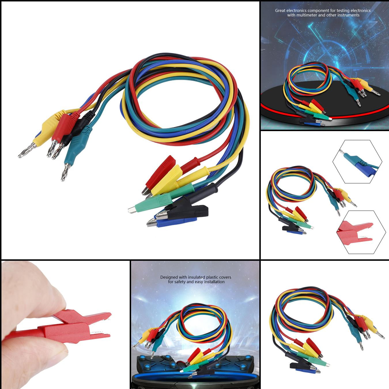 Easy Installation Banana Crocodile Connector, Easy Safety Test Banana ...