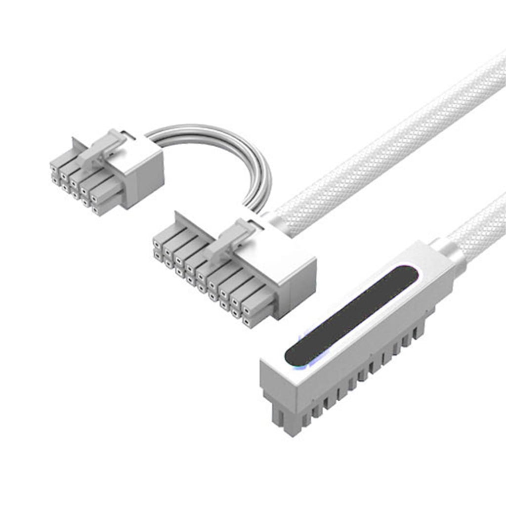 Easy Installation Extension Cable 24PIN ARGB Connection Computer Power ...