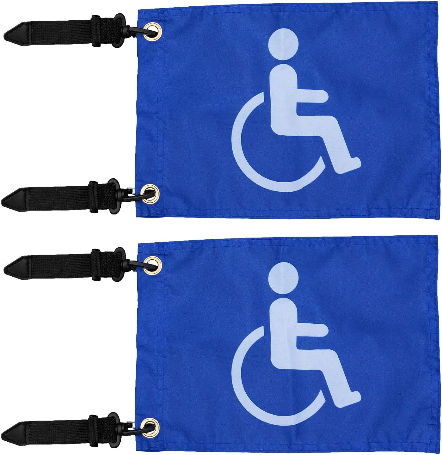 Easy Installation Golf Cart Flag Holder,2 Pack Elastic Strap Bracket ...