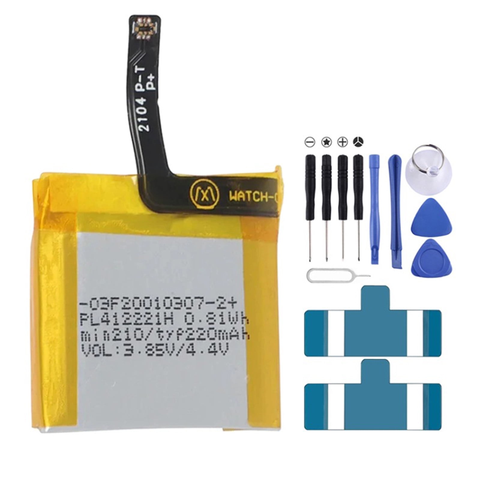 Easy Installation PL412221H Replacement 220mAh A1913 A1914 Watch Power ...