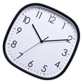 Easy Installation Quiet Movement Square Design Wall Clock 12inch Living ...