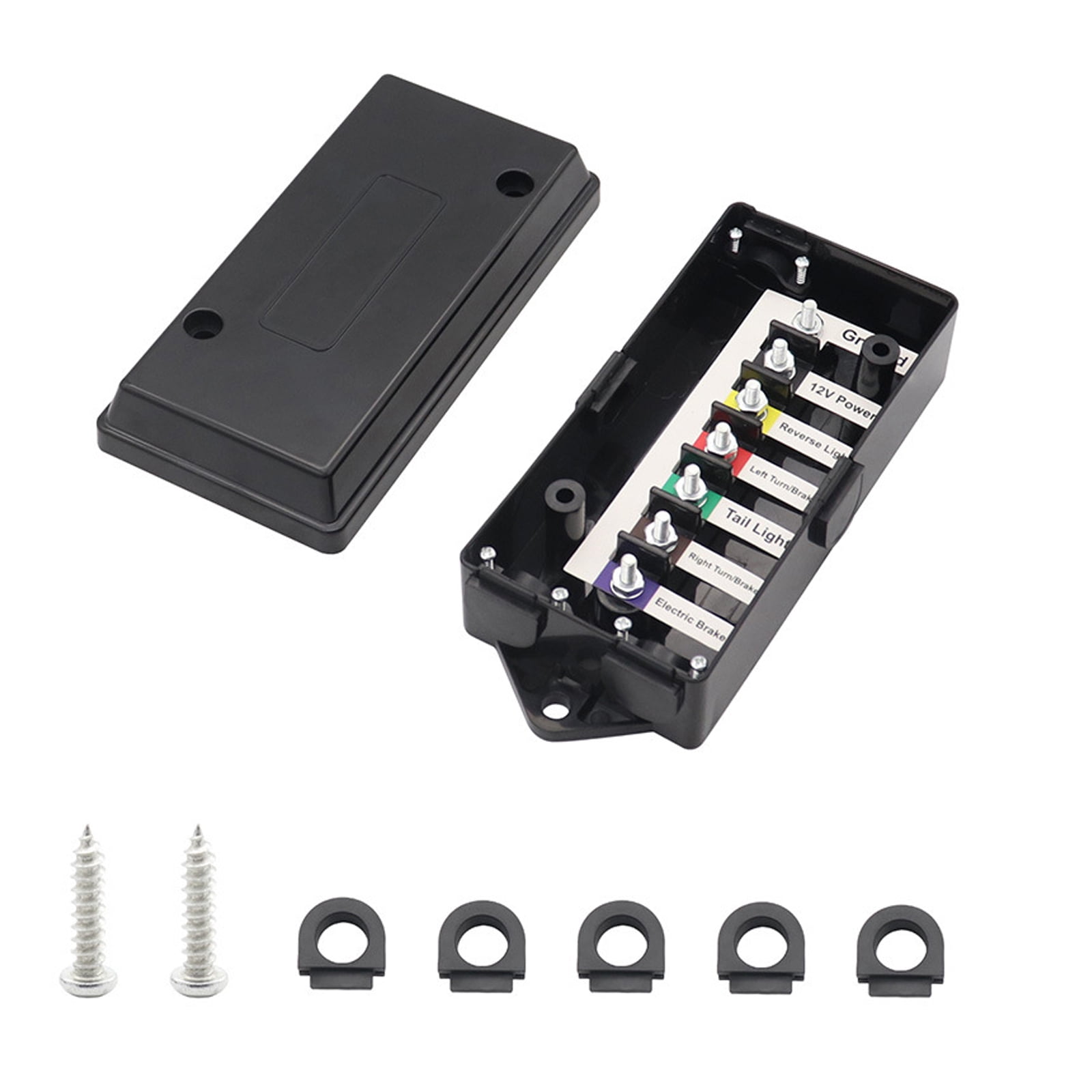 Easy Installation Weatherproof 7 Way Trailer Junction Box For Secure ...