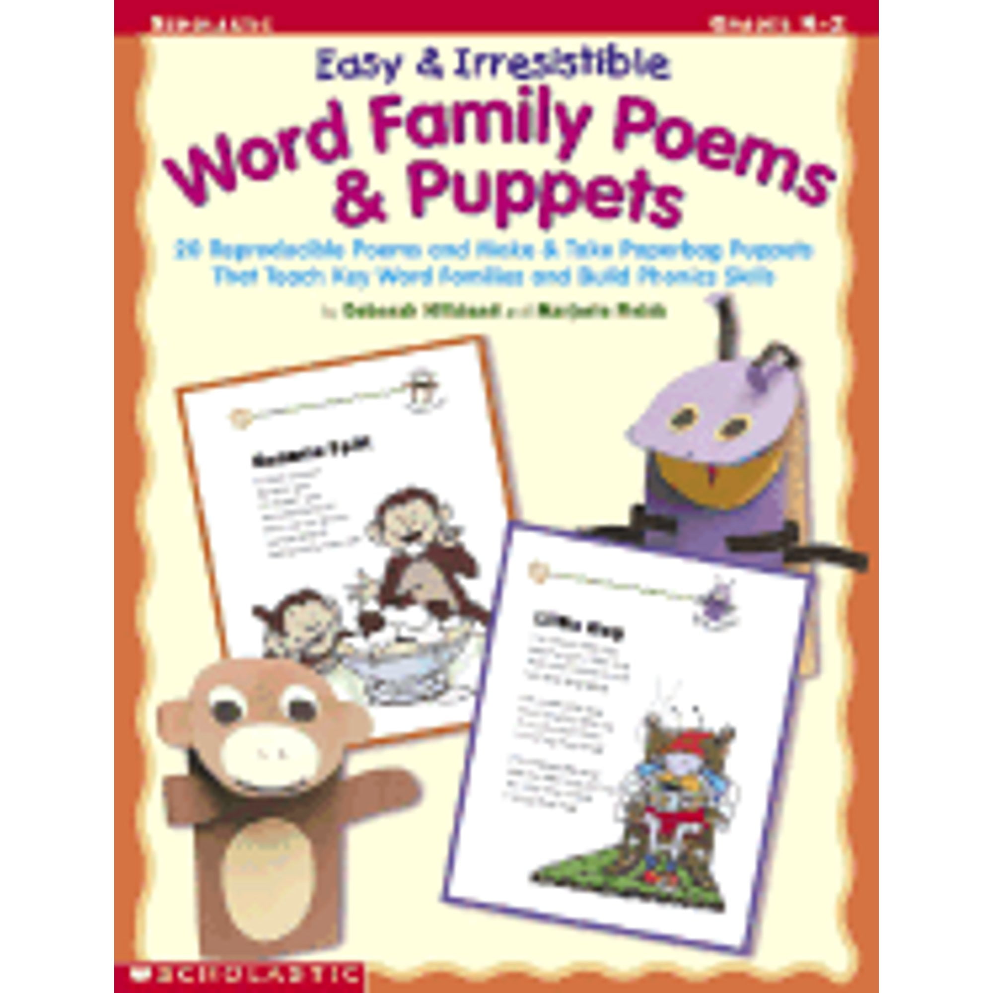 Pre-Owned Easy & Irresistible Word Family Poems & Puppets (Paperback ...