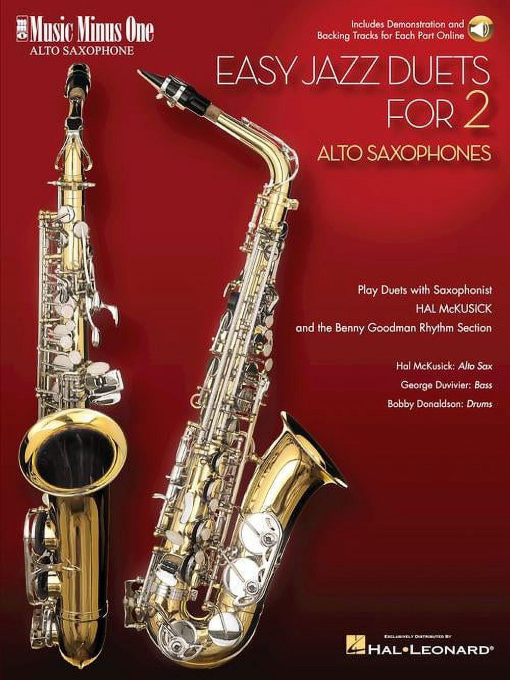 Easy Jazz Duets for 2 Alto Saxophones and Rhythm Section: Music Minus ...