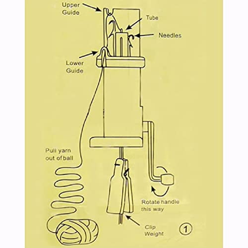 Easy Knitting Tool DIY Household Hand Spool Knitter Hand-Operated ...