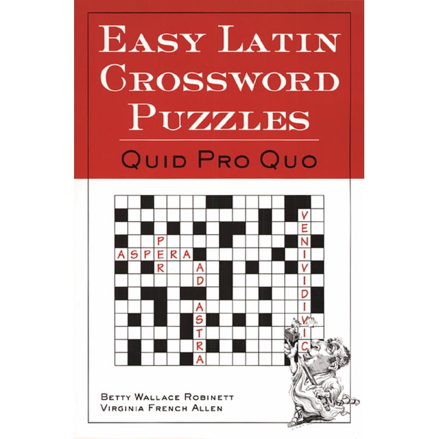 Easy Latin Crossword Puzzles (Paperback) - Walmart.com
