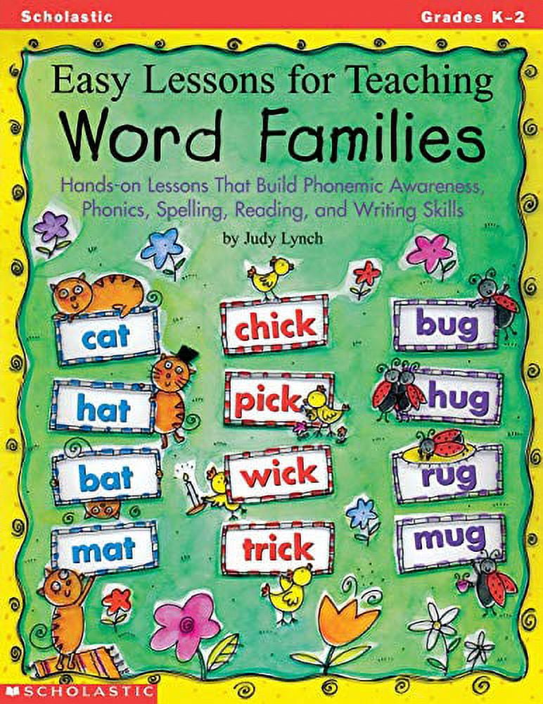 Pre-Owned Easy Lessons for Teaching Word Families: Hands-On Lessons ...