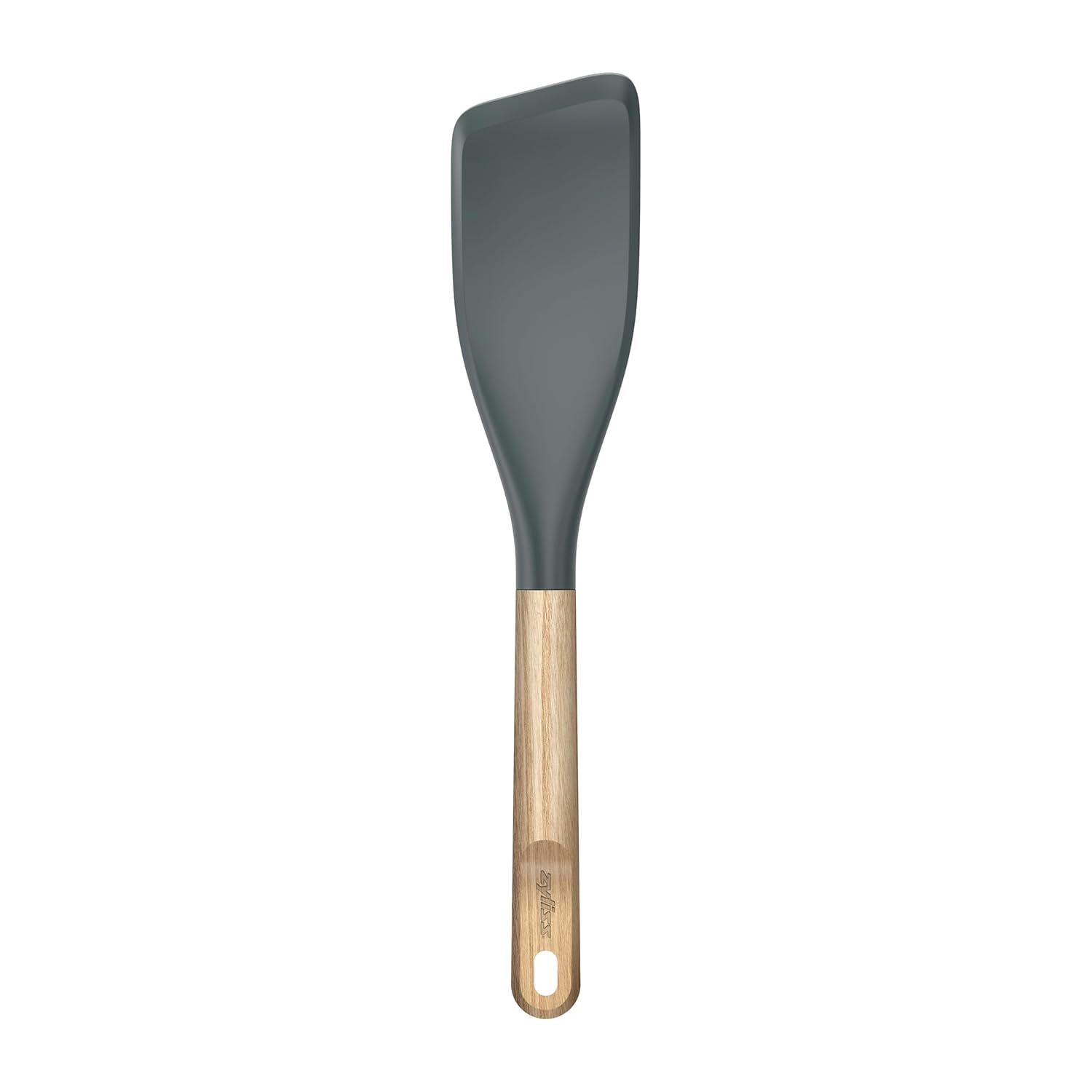Easy Lift Turner Oak Wood – Flexible Silicone Spatula with FSC Oak ...