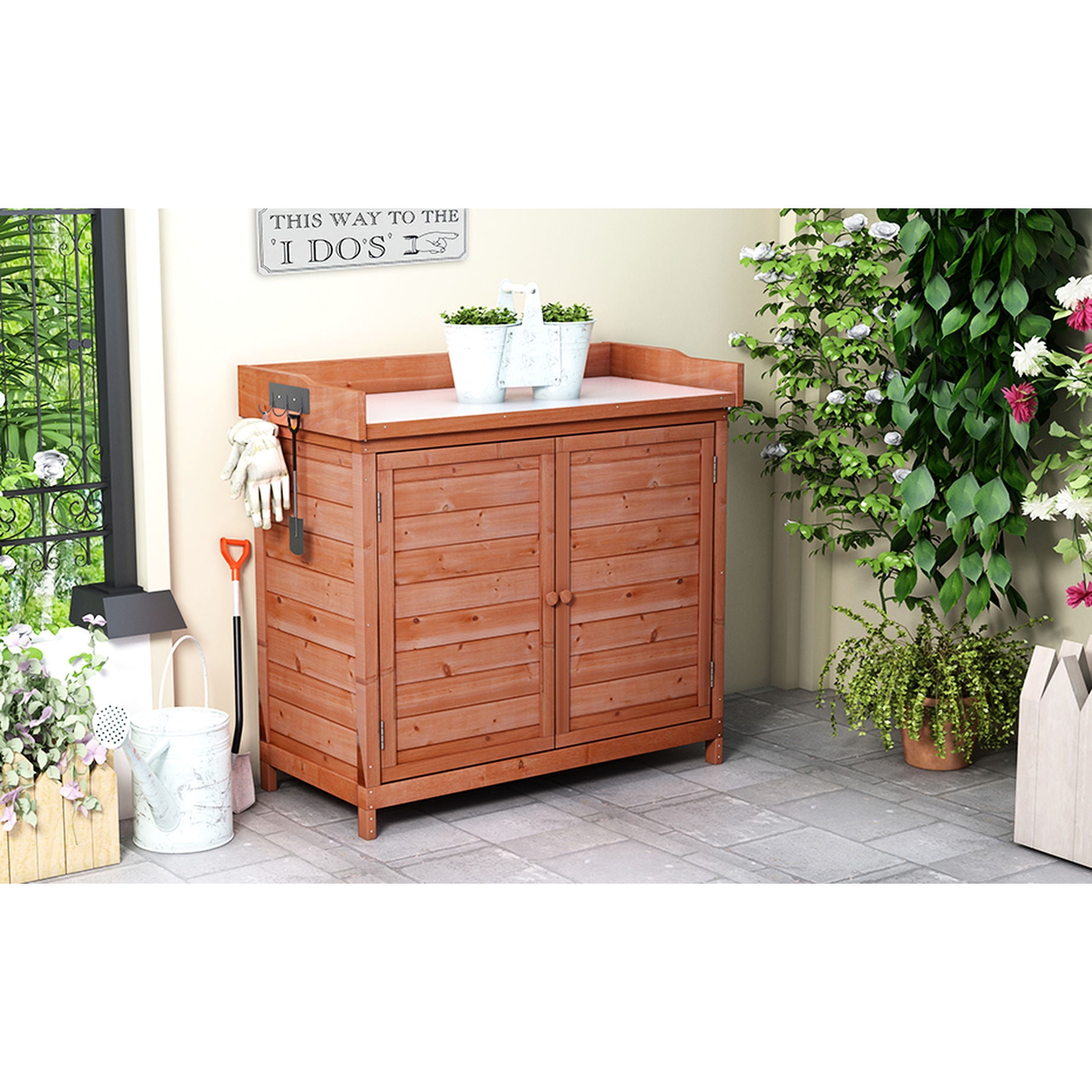 Easy-Maintenance Potting Bench+Save Time and Effort"-"Busy Gardener ...