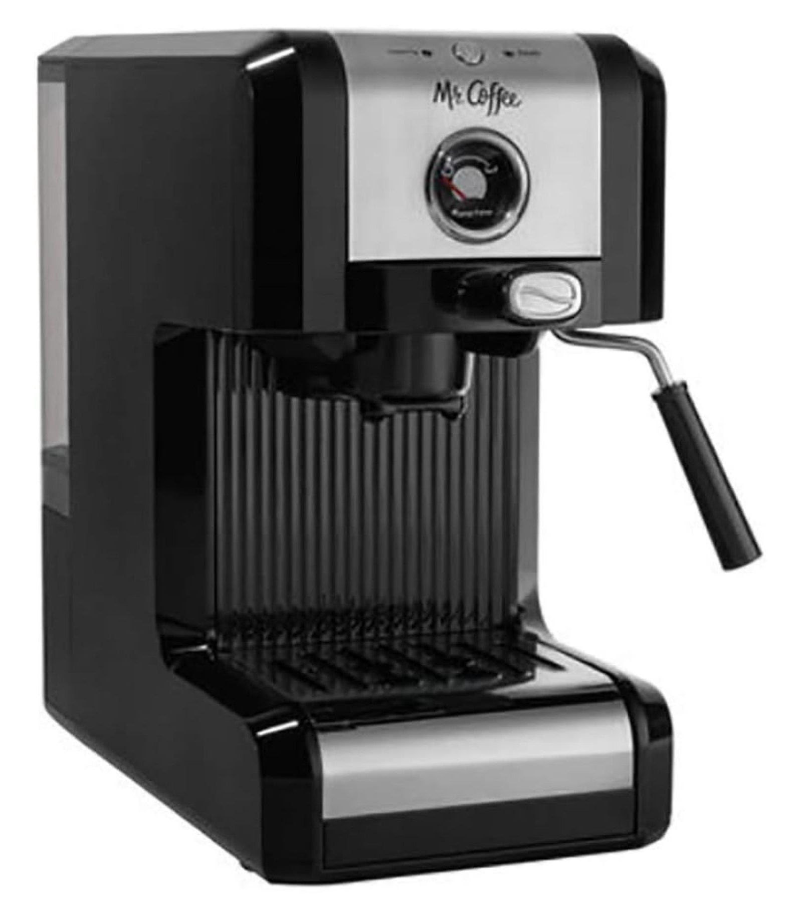 Easy Maker | Authentic Pump Espresso Machine, 6 Piece, Chrome/Black ...