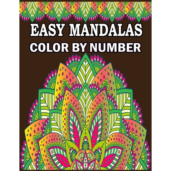 Easy Mandalas Color By Number - Walmart.com