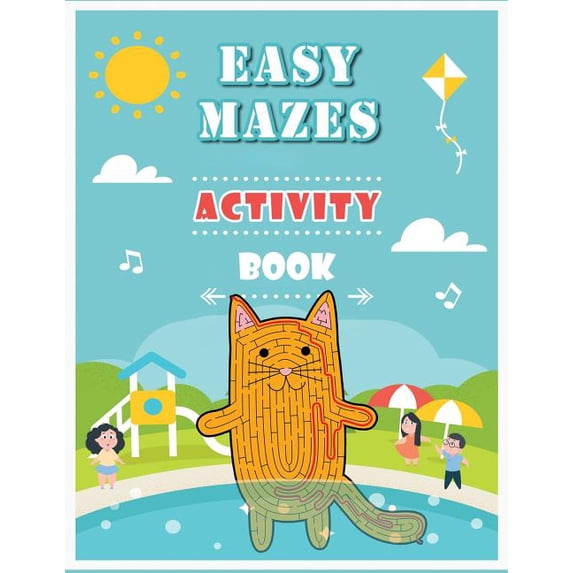 Easy Mazes Activity Book: Great for Developing Problem Solving Skills ...