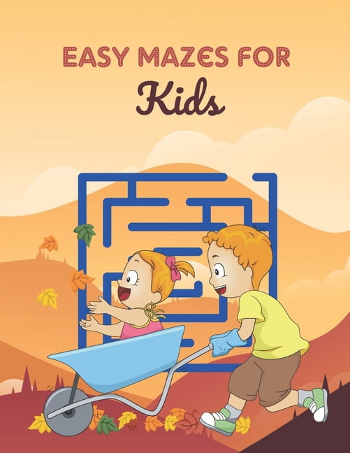 Easy Mazes For Kids: Challenging And Fun Maze Book Children Kids Show ...