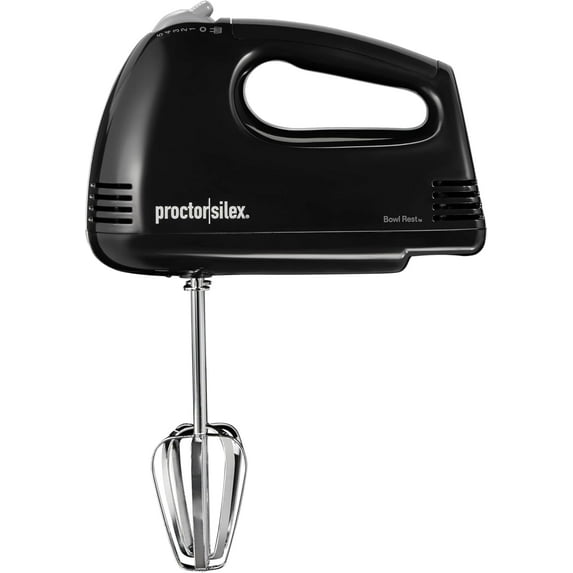 Easy Mix 5-Speed Electric Hand Mixer with Bowl Rest, Compact and ...