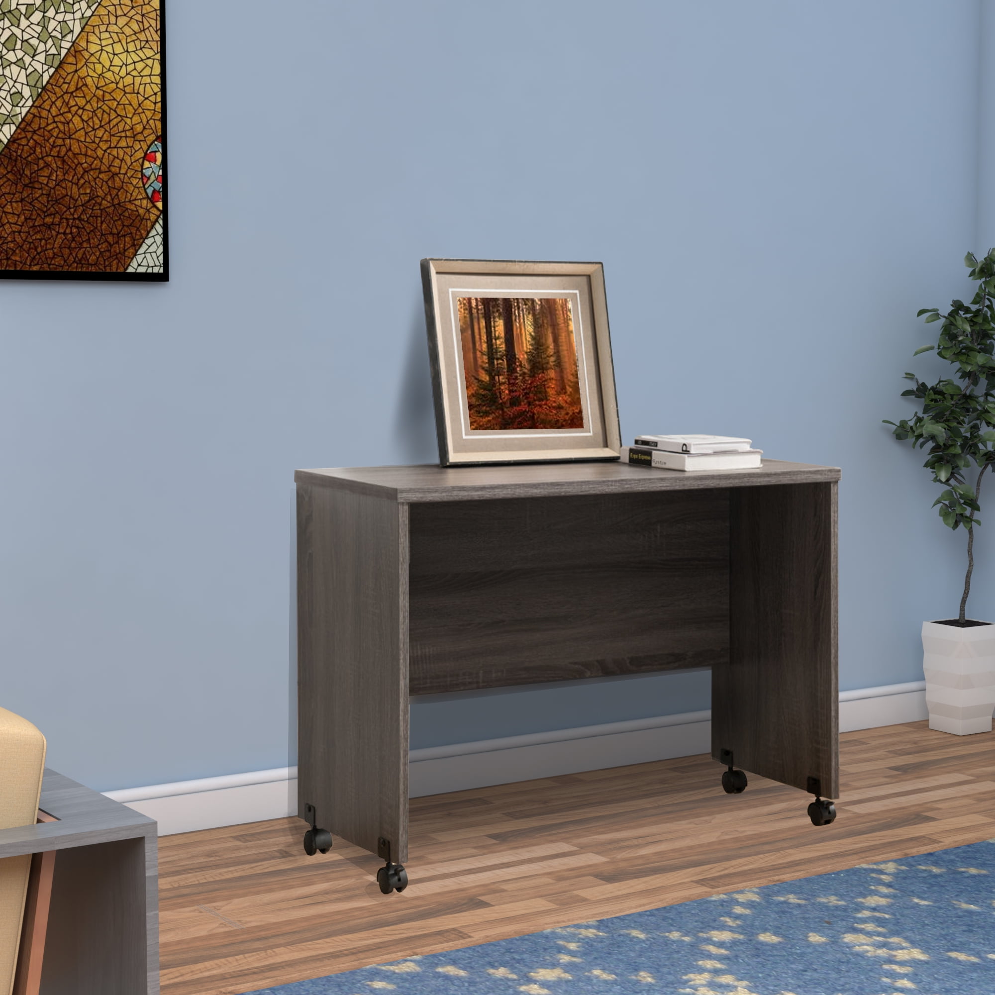 Easy Mobility Stylish Return Table Brown - Saltoro Sherpi - Walmart.com