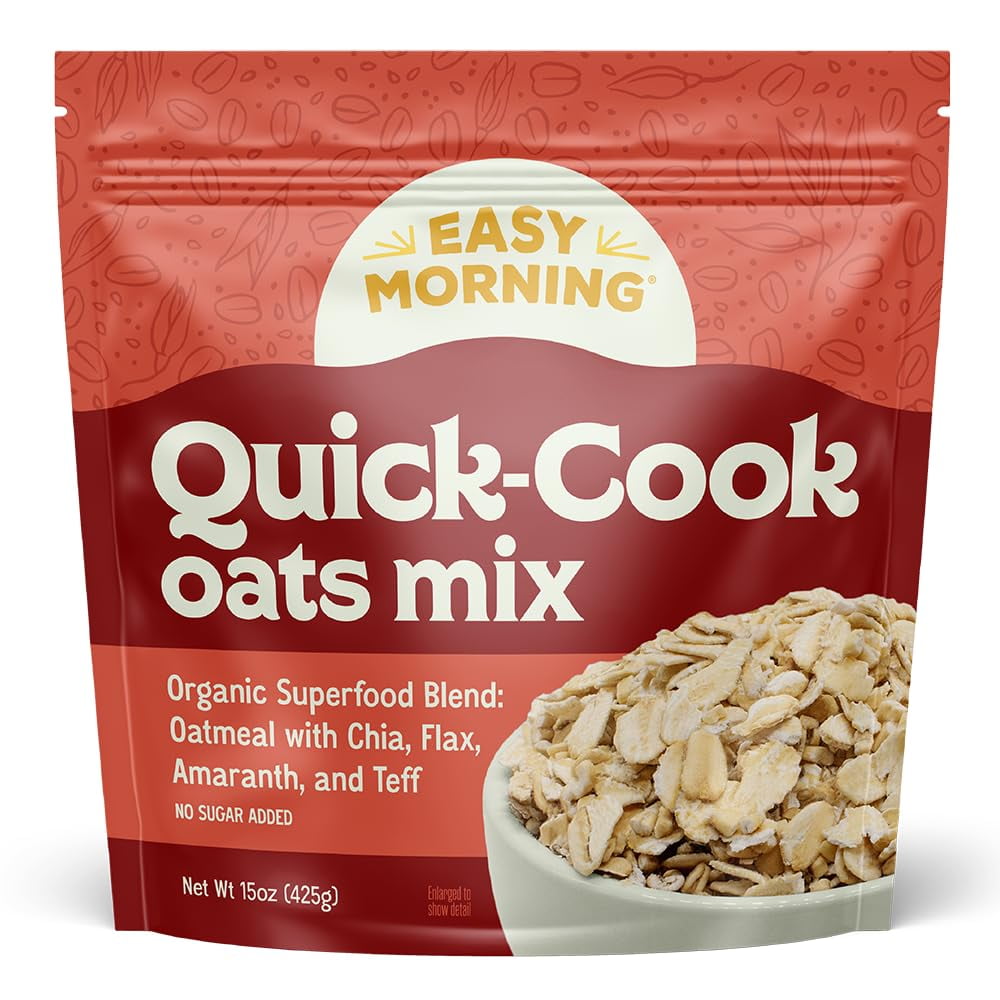 Easy Morning Quick Cook BDF32 Oatmeal Mix, Organic Gluten-Free, No ...