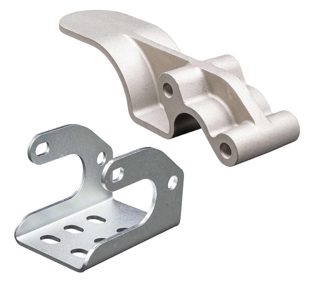 Easy-Off Cast Aluminum Upright Tarp Stop with Body Mount Stops Bracket ...