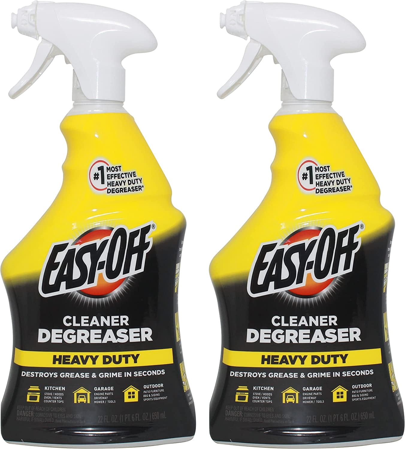 Easy Off Heavy Duty Cleaner Degreaser, Destroys Grease and Grime in ...