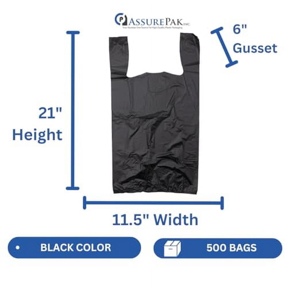 Easy Opening Plastic T-Shirt Bag for Retail, Groceries, Merchandise ...