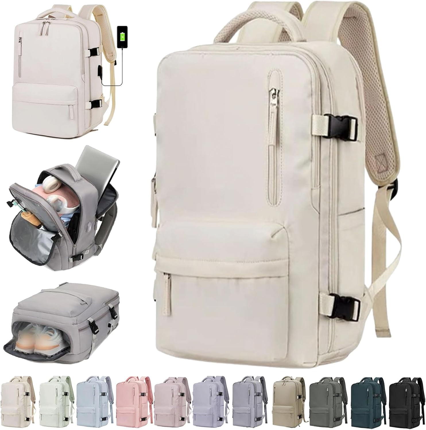 Easy Packer Travel Backpack, Easypacker Travel Backpack, 180° All-Open ...