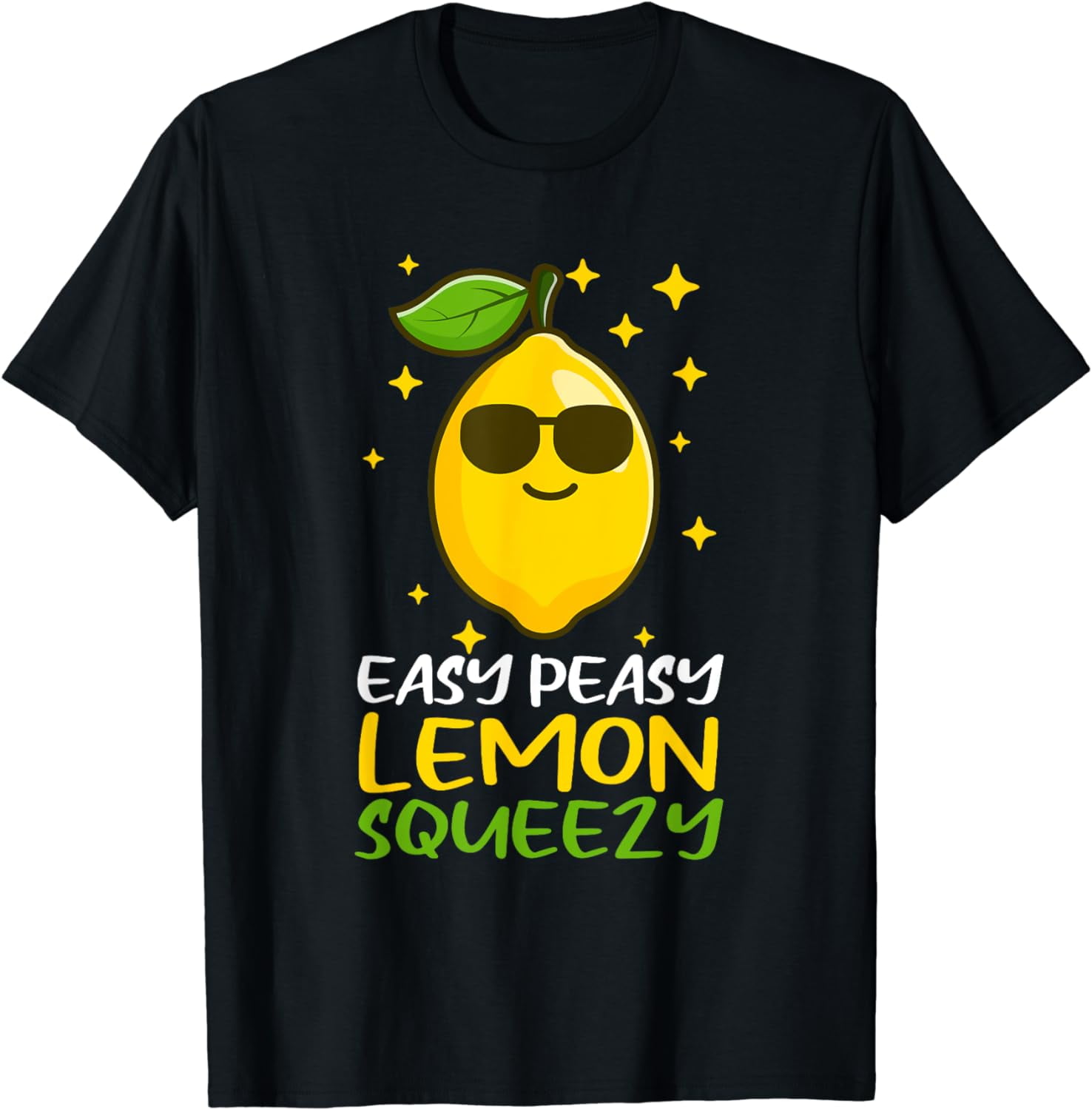 Easy Peasy Lemon Squeezy Lemonade Crew Lemon Squad T-Shirt - Walmart.com