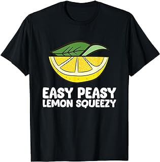 Easy Peasy Lemon Squeezy Summer Lemon T-Shirt - Walmart.com