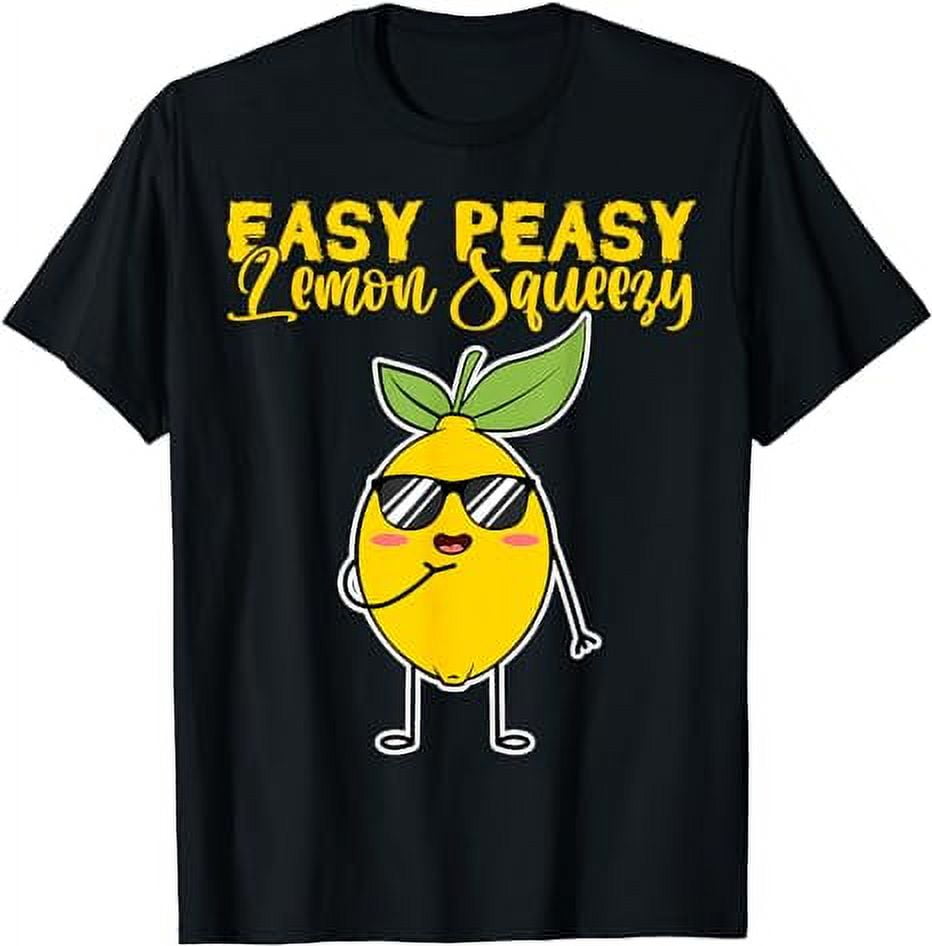 Easy Peasy Lemon Squeezy Vitamin C Small Tree Yellow Lemons T-Shirt ...