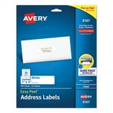 Easy Peel White Address Labels W/ Sure Feed Technology, Inkjet Printers ...