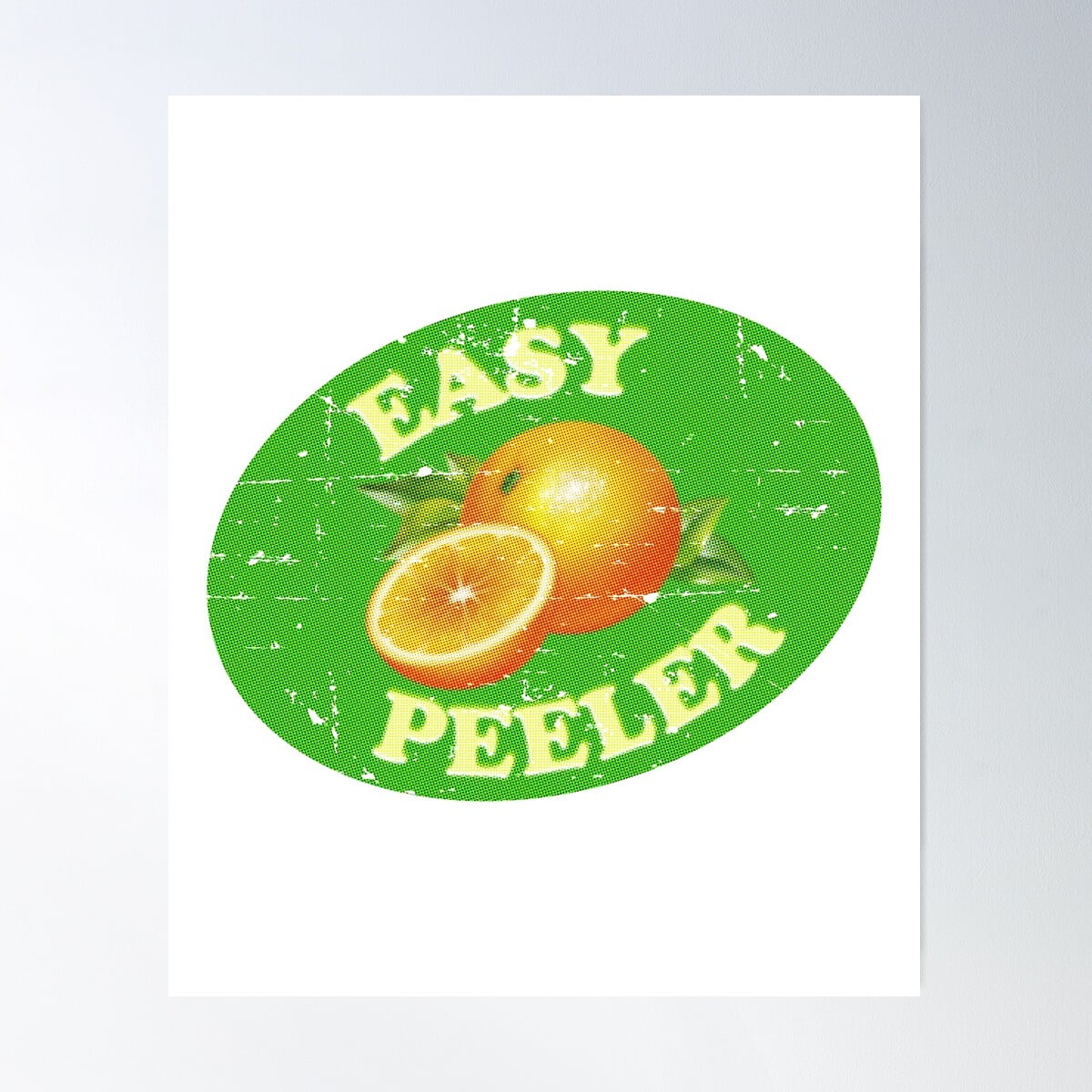 Easy Peeler Distressed Vintage Cheeky Orange Satsuma Clementine Fruit ...