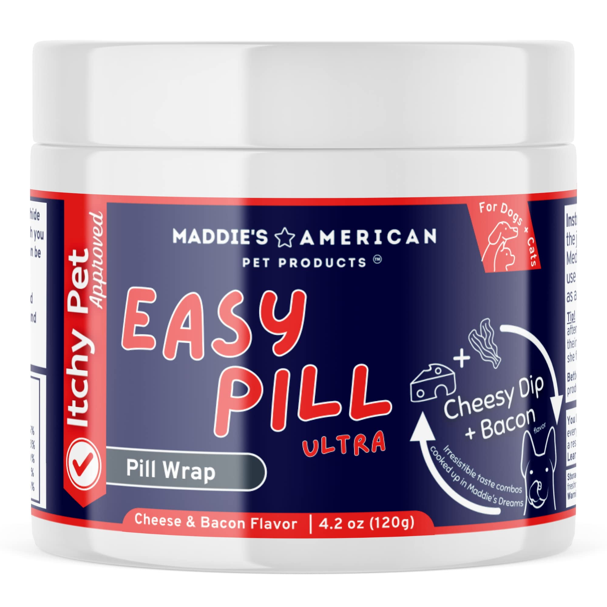 Easy Pill Ultra Pet Treat Wrap - Hypoallergenic Pill Concealing Pocket ...