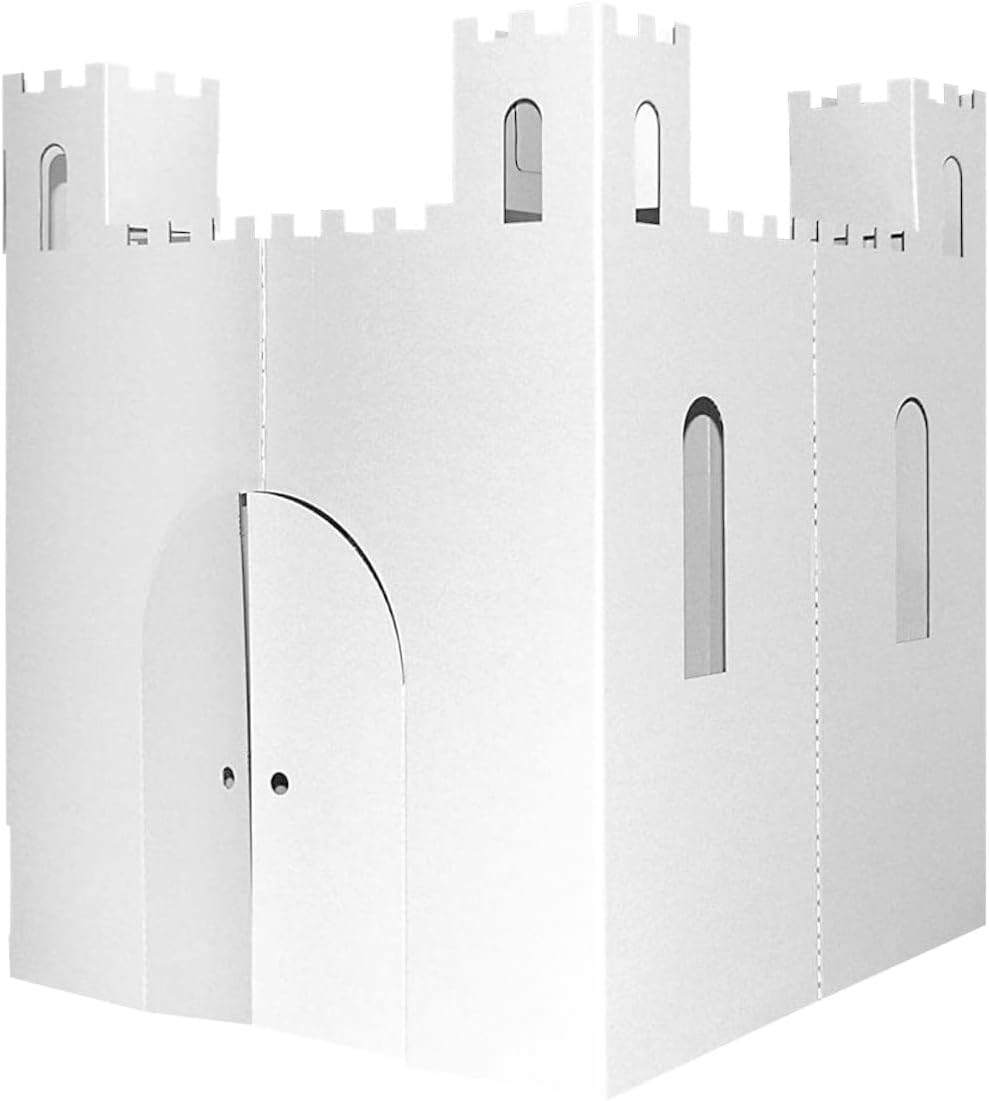 Easy Playhouse Blank Castle - Kids Art and Craft for Indoor & Outdoor ...