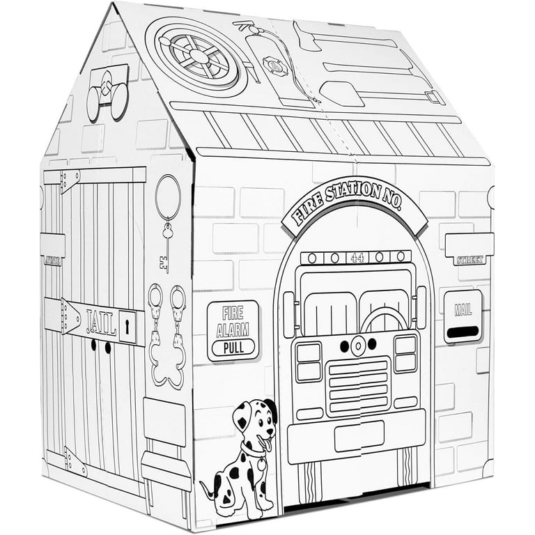 fire station pictures coloring pages