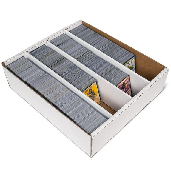 Easy Playhouse: Trading Card Storage Box - 3200ct Capacity, White ...