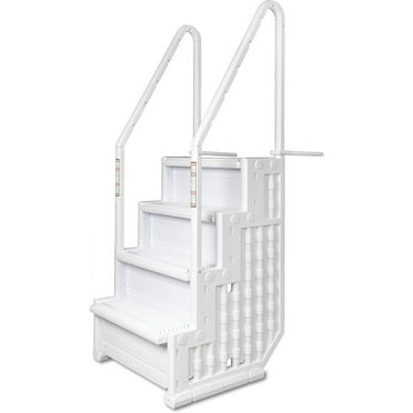 Free Shipping! Confer Curve Heavy Duty Inground Pool Steps with ...