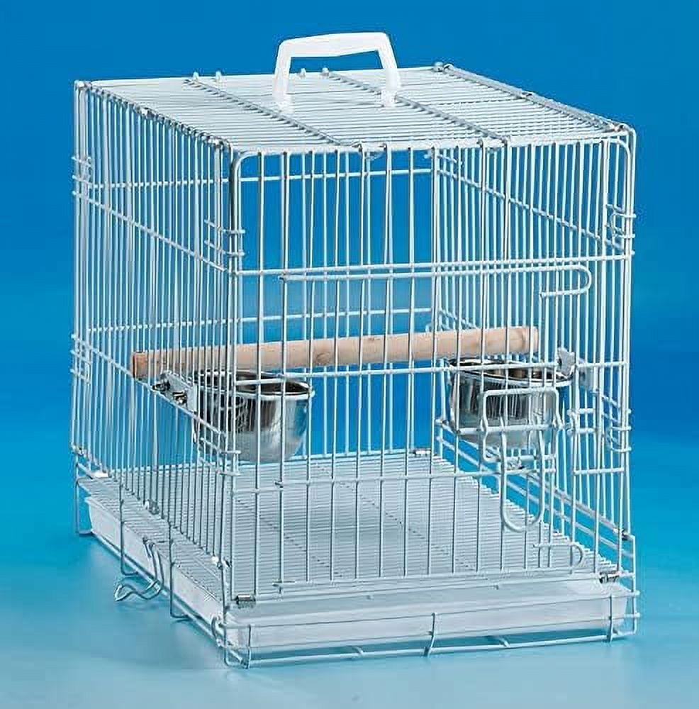 Easy Portable Foldable Travel Vet Bird Parrot Cage Carrier Handle with ...