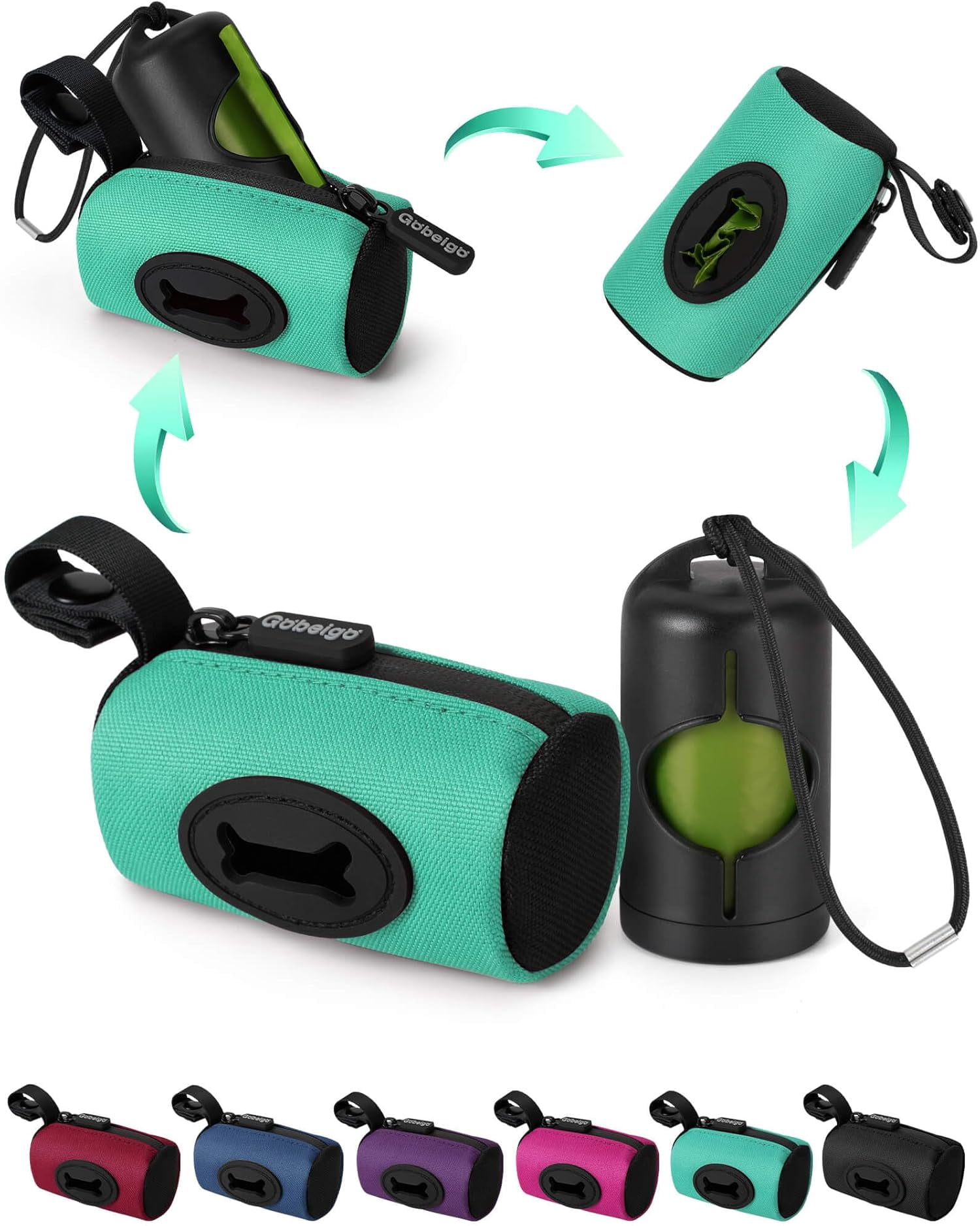 ?Easy Pull-Out Version? Poop Bag Holder,?2-in-1 Hard Insert & Soft ...