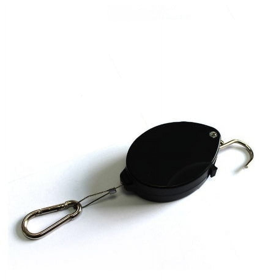 Easy Pull Retractable Key Ring with Durable 65CM Wire Rope and Secure ...