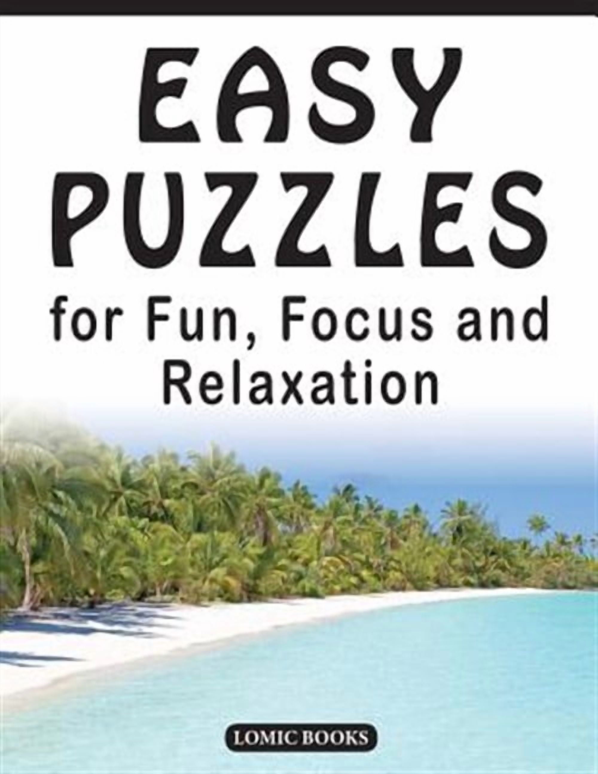 Easy Puzzles for Fun, Focus and Relaxation: Includes Spot the Odd One ...