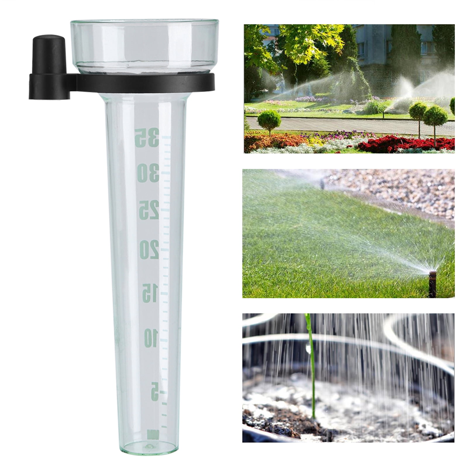 Easy,Read Rain Gauge: 9.65" Height, 35mm Scale, Ideal For Tracking ...
