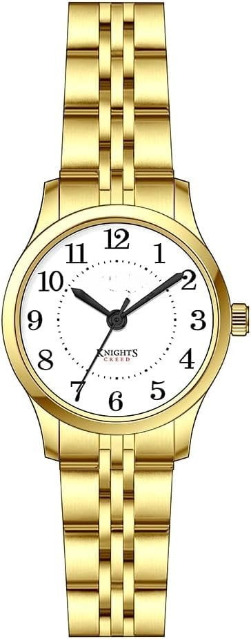 Easy Reader Watch for Women with Solid Stainless Steel Band Ladies ...