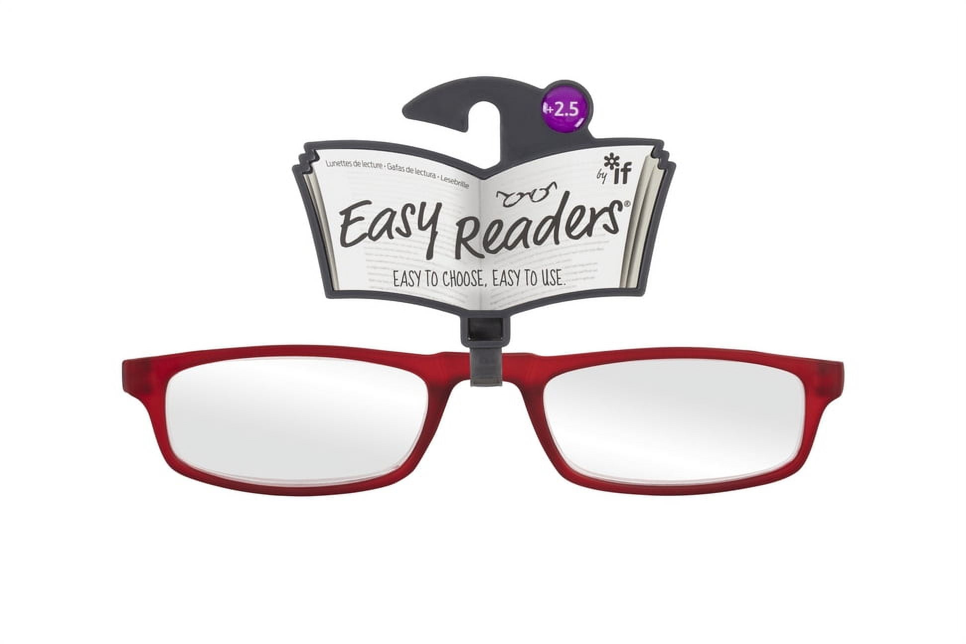 Easy Readers Over the Top Red +2.5 (Other) - Walmart Business Supplies