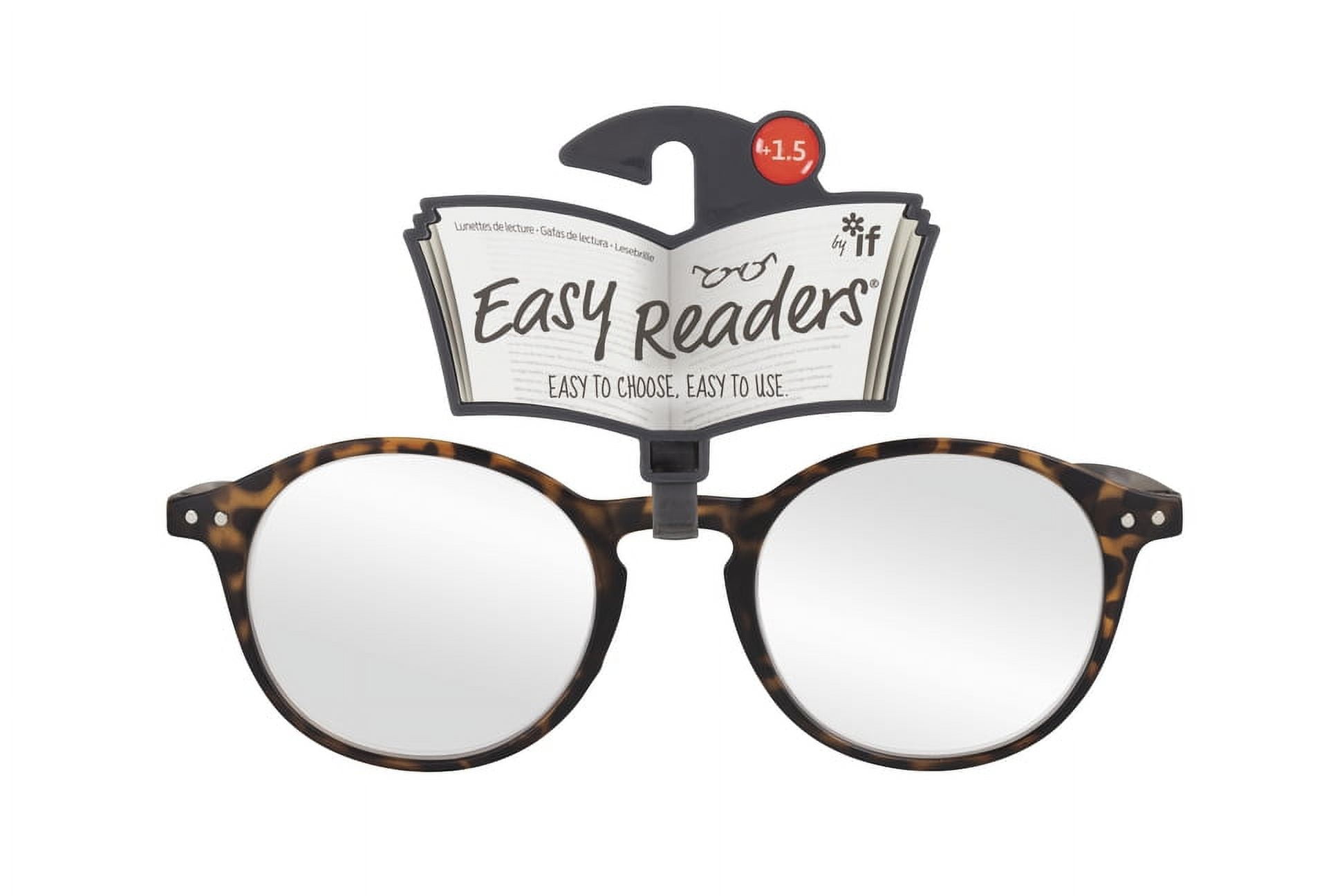 Easy Readers Round Tortoiseshell +1.5 (Other) - Walmart.com