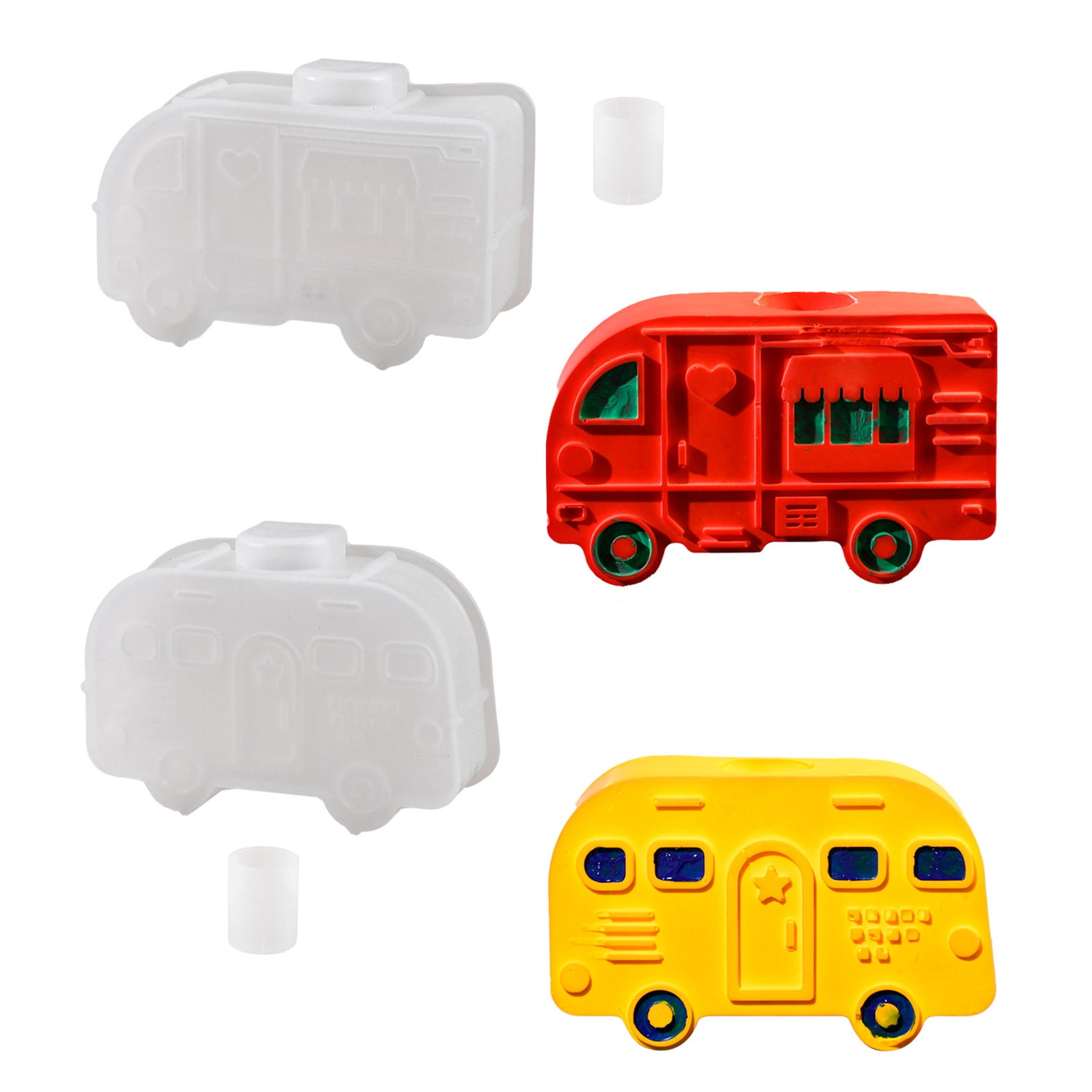 Easy Release Bus Holder Mold Multi Purpose Silicone Bus Mold for Holder ...
