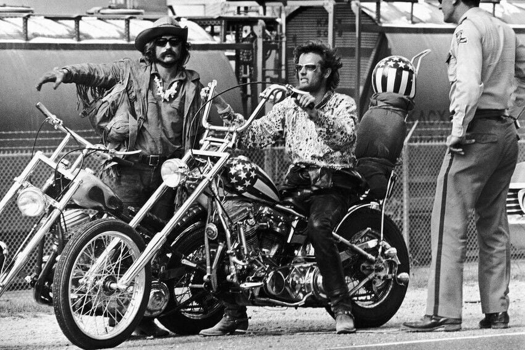 Easy Rider Peter Fonda Dennis Hopper on bikes 4x6 photo movie poster ...