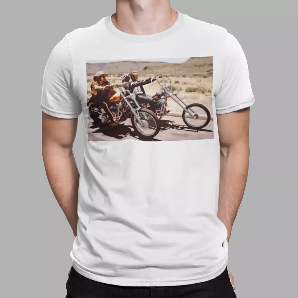 Easy Rider T-shirt biker 60s 70s retro movie Biker USA Film Tee Gift ...