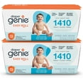 Easy Roll Carton Refill (2-pack)| 30 Bags | Holds 1410 Newborn Diapers ...